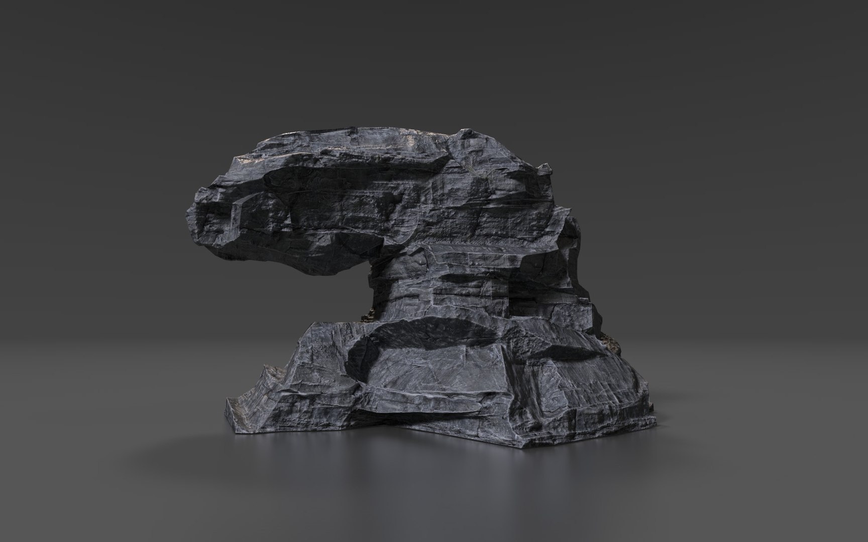 Rock cliff 3D model - TurboSquid 1612233