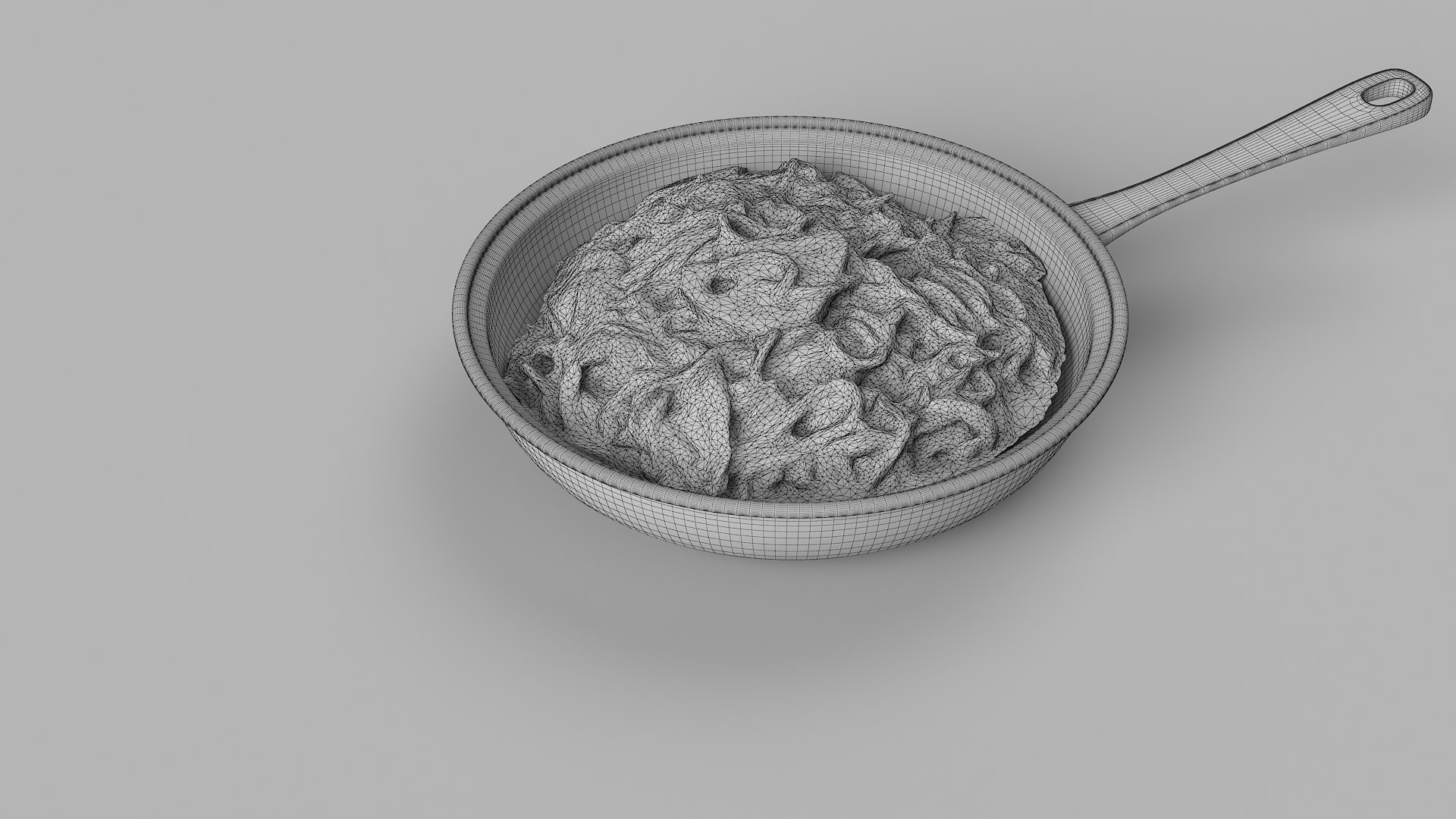 Pan 03 With Asian Noodles 3D Model - TurboSquid 1897098