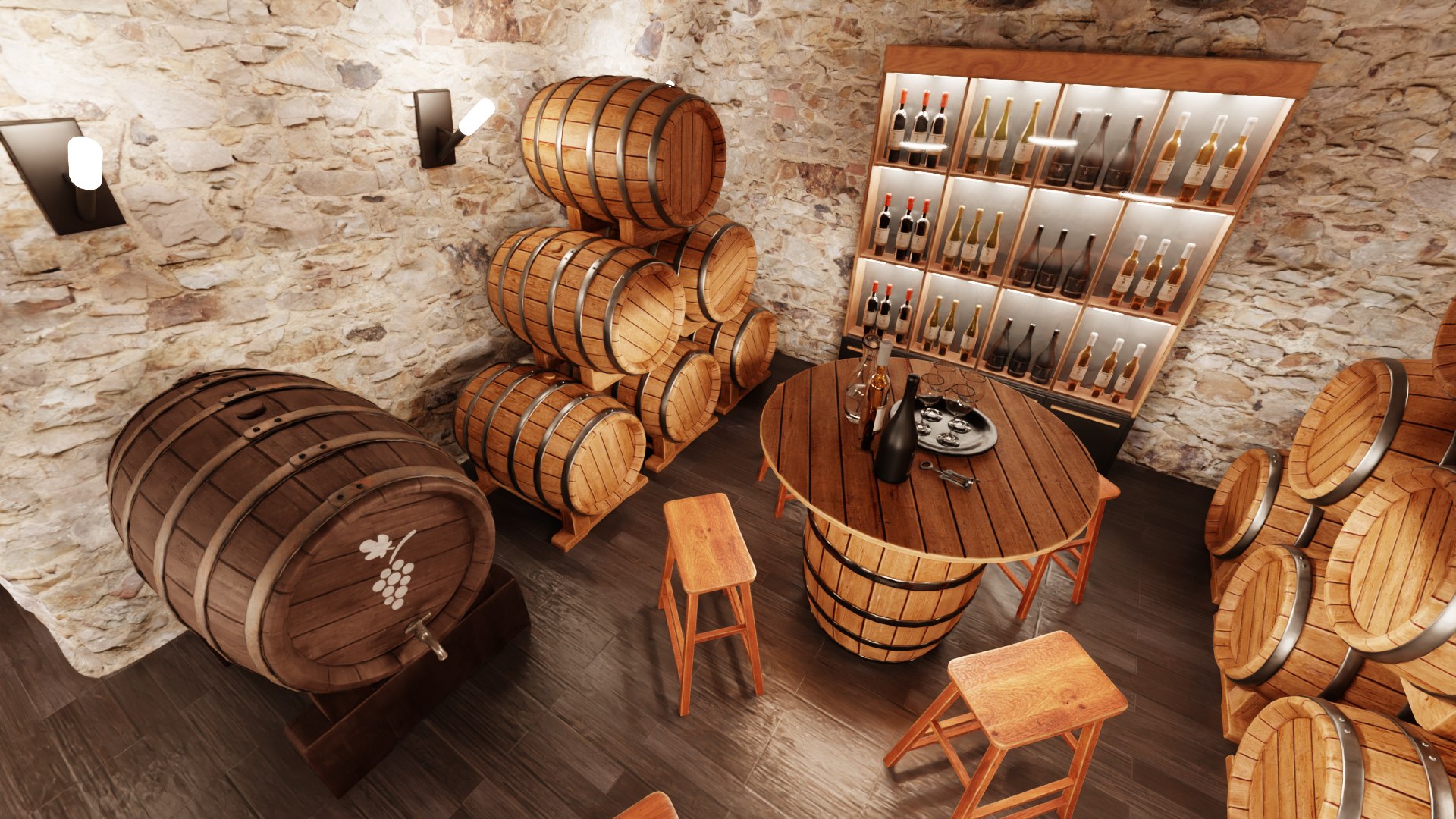 Winery 02 3D model - TurboSquid 2018174