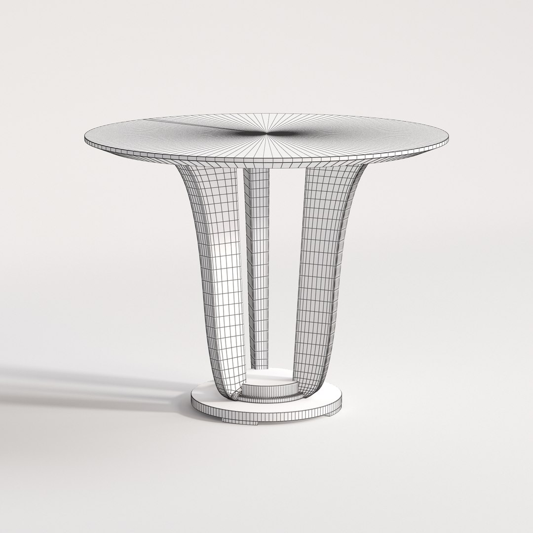 Baker End Table 3D | 1142185 | TurboSquid