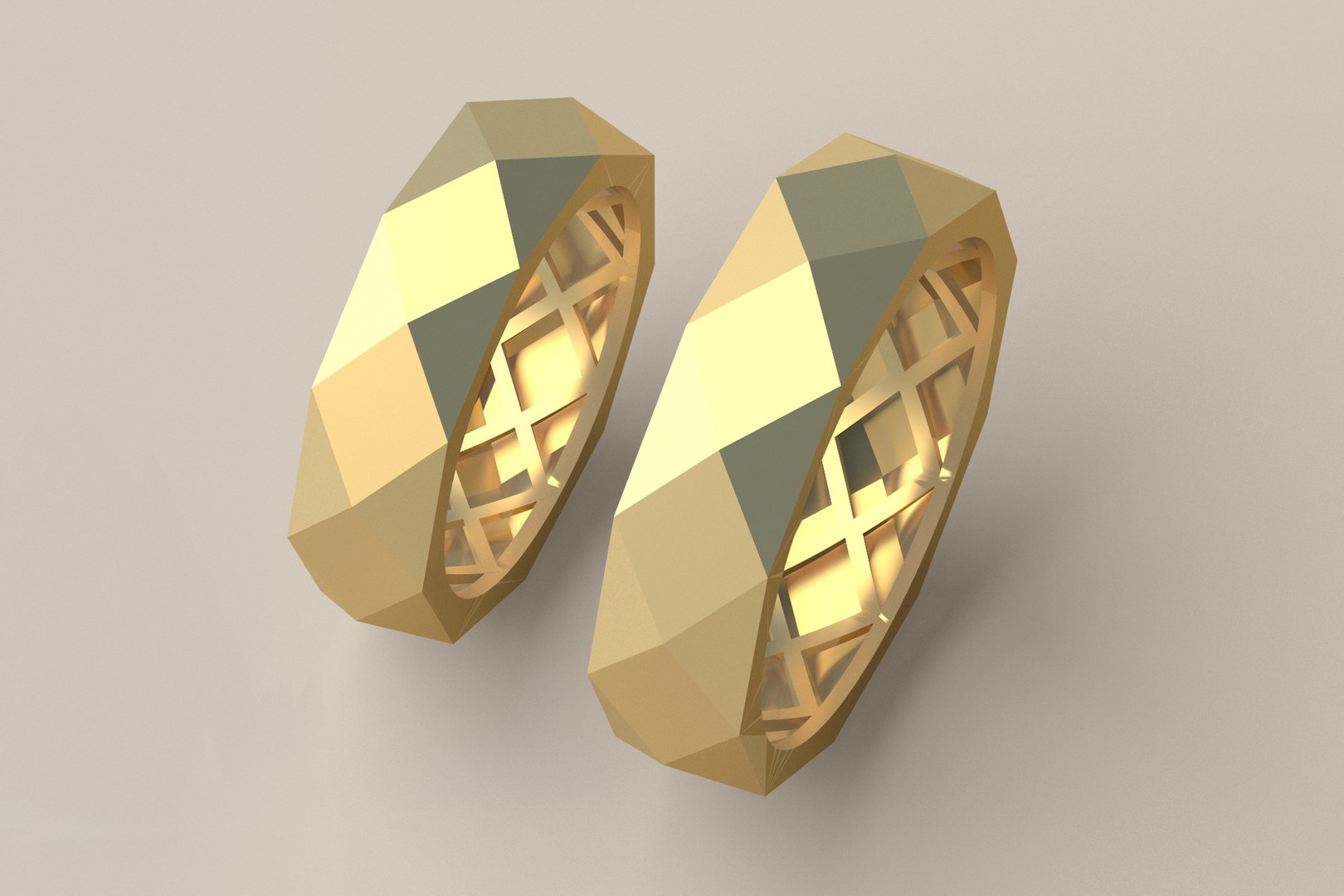 Ring Set R 013 3D Model - TurboSquid 1865873