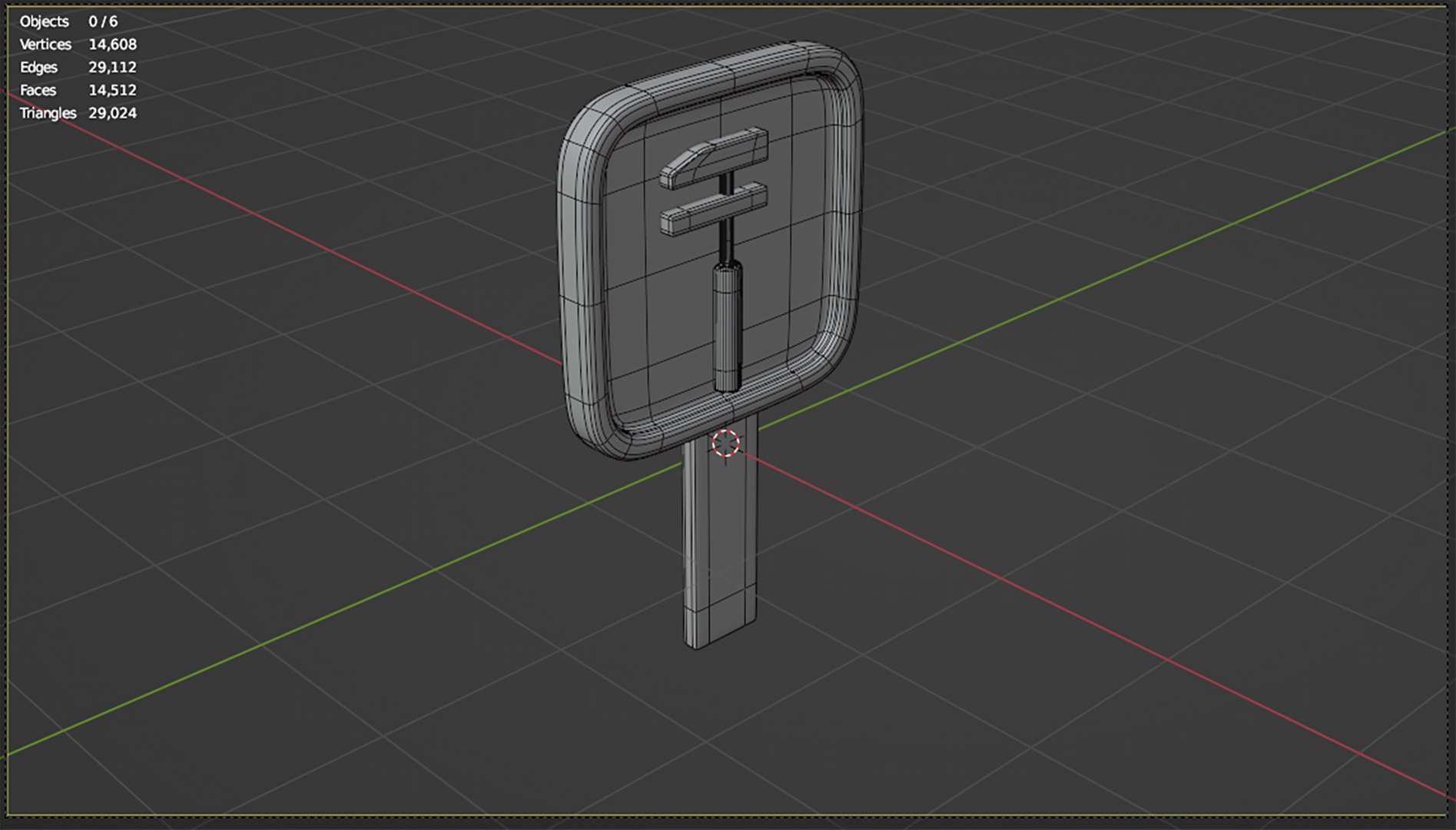 Car Repair Shop Road Sign Icon 3D Model - TurboSquid 2018167