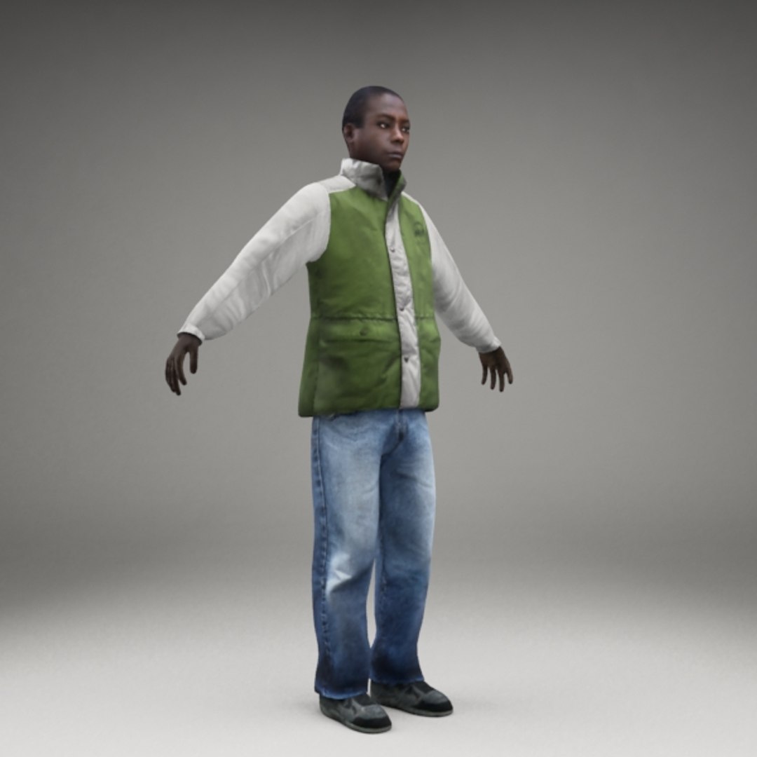 axyz metropoly rigged 3d model