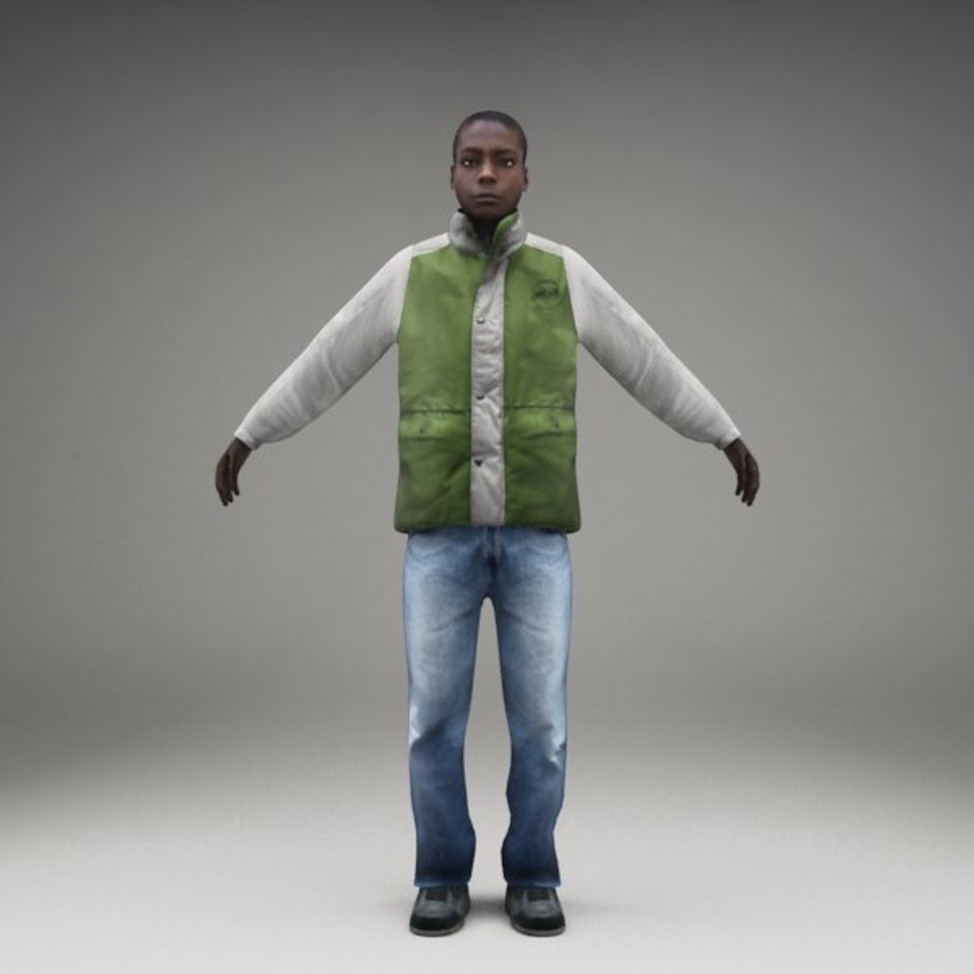 axyz metropoly rigged 3d model