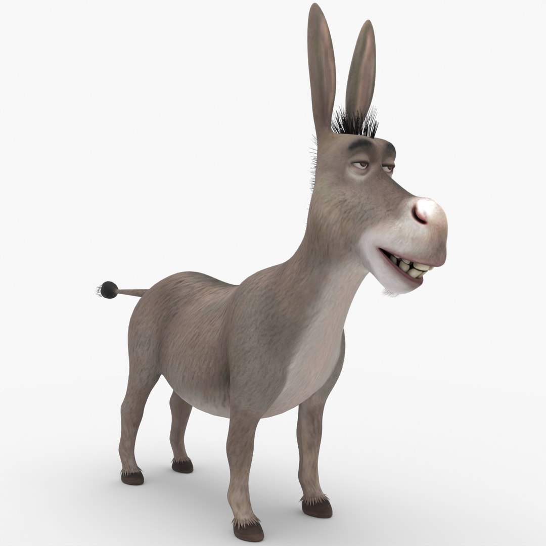 3D Donkey Model - TurboSquid 2385769
