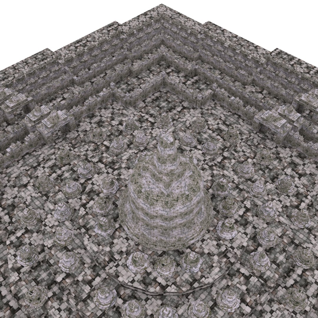 3D Low Poly Borobudur 3D Model Model - TurboSquid 2233989