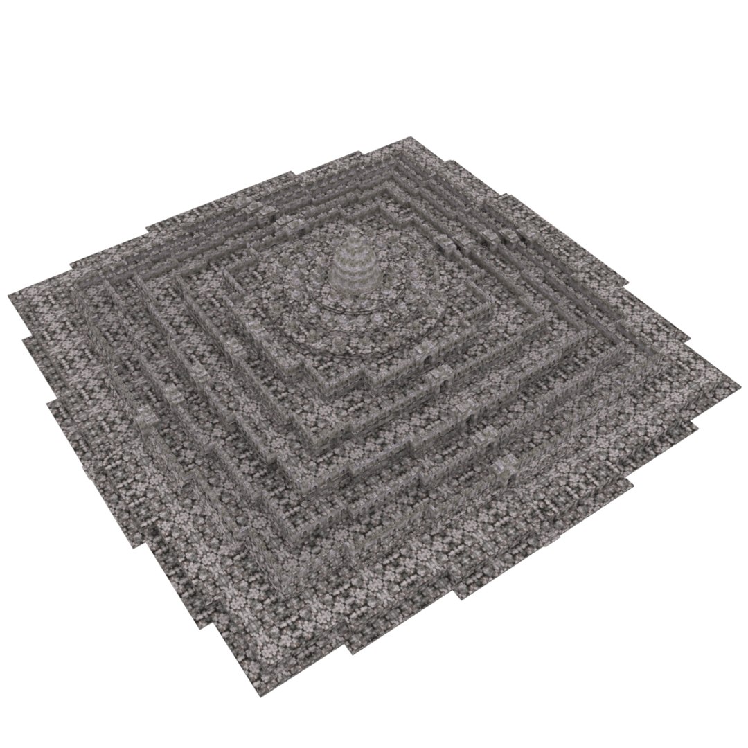 3D Low Poly Borobudur 3D Model Model - TurboSquid 2233989