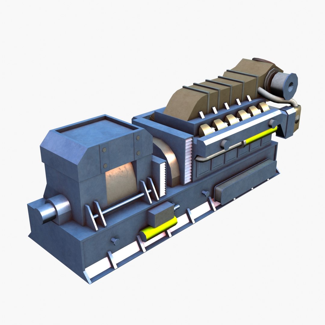 Large waste shredder 3D model - TurboSquid 2003034