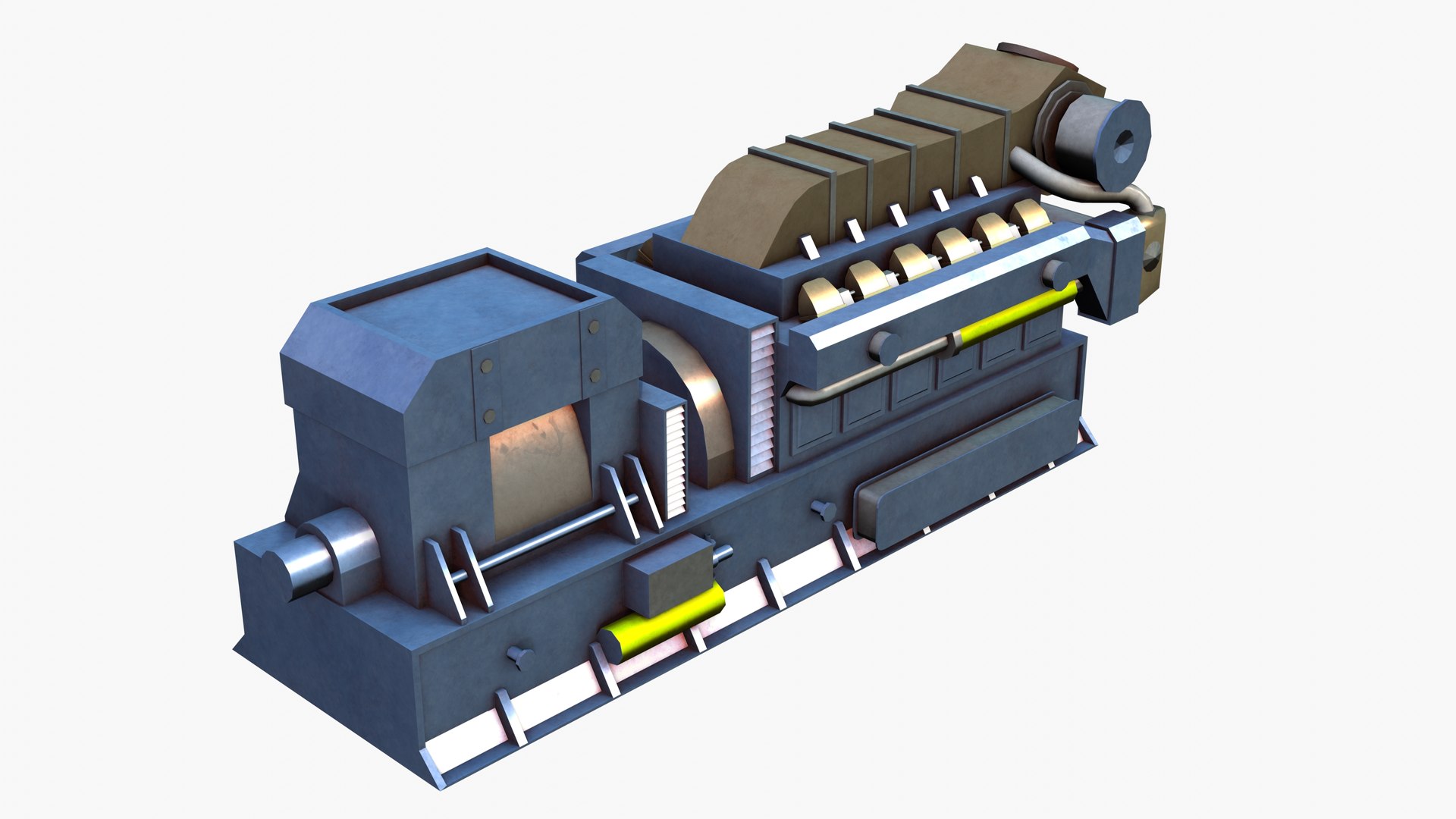 Large Waste Shredder 3D Model - TurboSquid 2003034