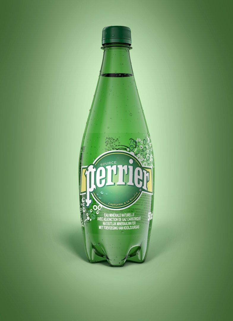Bottle Perrier 50Cl 3D Model - TurboSquid 1743277