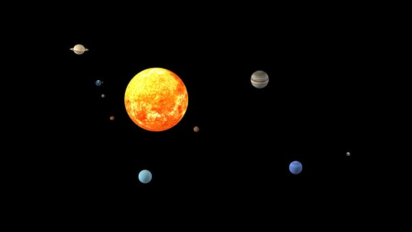 modelo 3d Sistema solar - TurboSquid 1995799
