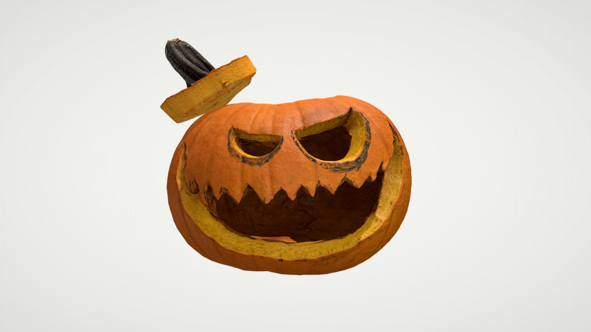 8k Jack-o-lattern 01 With 3 LODs 3D Model - TurboSquid 1811649