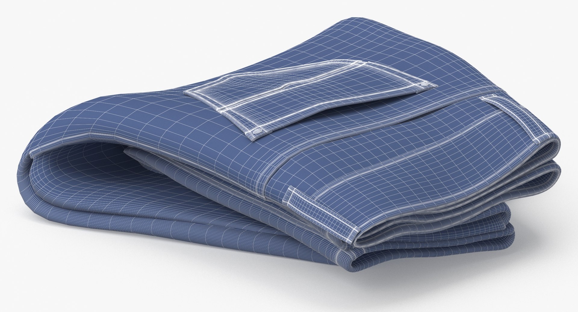 3D Prop Folded Jeans Type 03 - TurboSquid 2151074