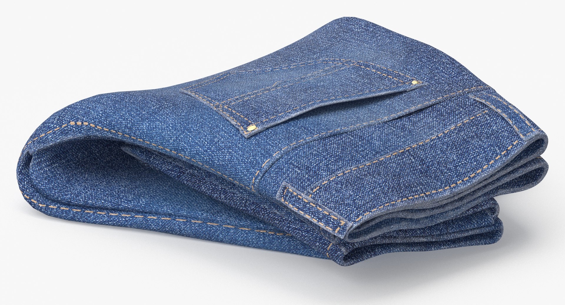 3D Prop Folded Jeans Type 03 - TurboSquid 2151074