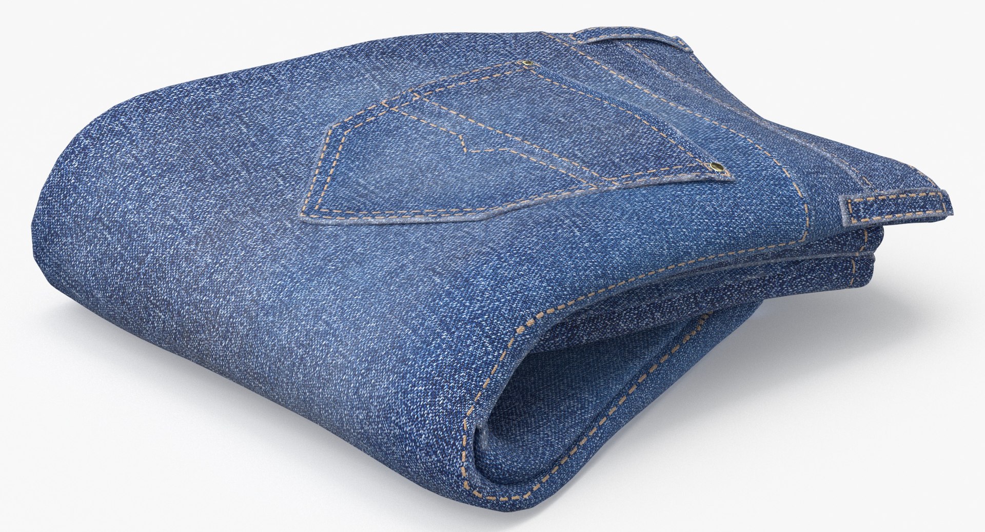 3D Prop Folded Jeans Type 03 - TurboSquid 2151074