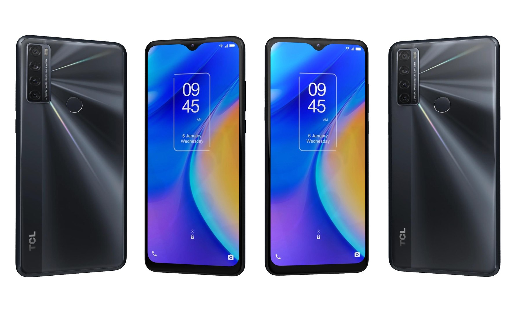 TCL 20 SE Black 3D model - TurboSquid 2017208