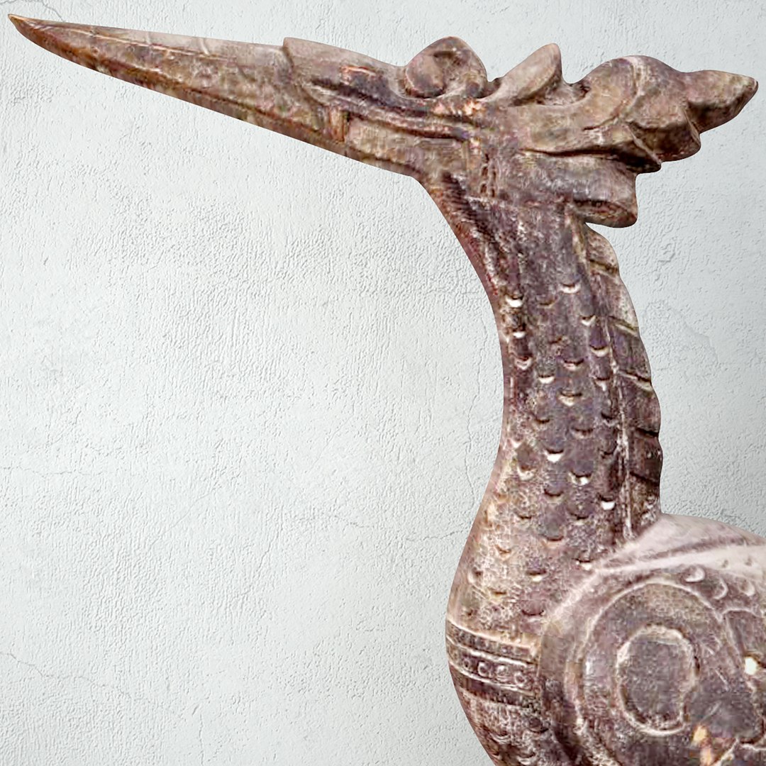 Large-Scale Wood Indonesian Bird Figure 3D Model - TurboSquid 2129061