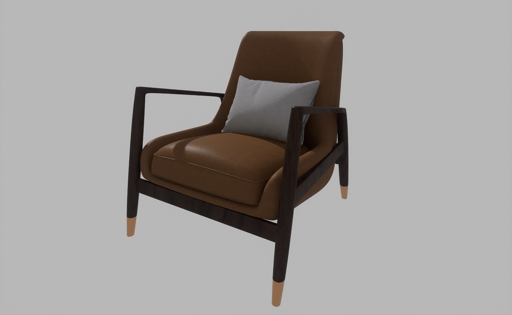 3D Leather chair model - TurboSquid 2035883