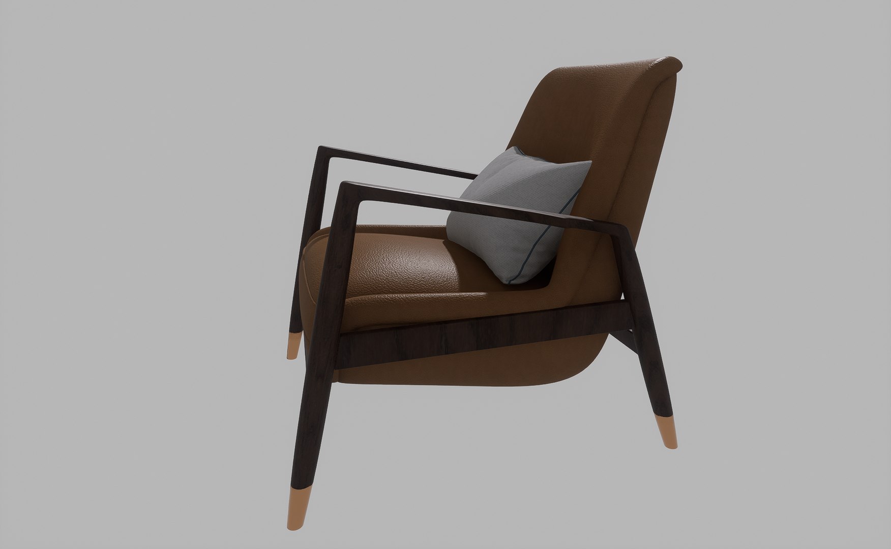 3D Leather chair model - TurboSquid 2035883