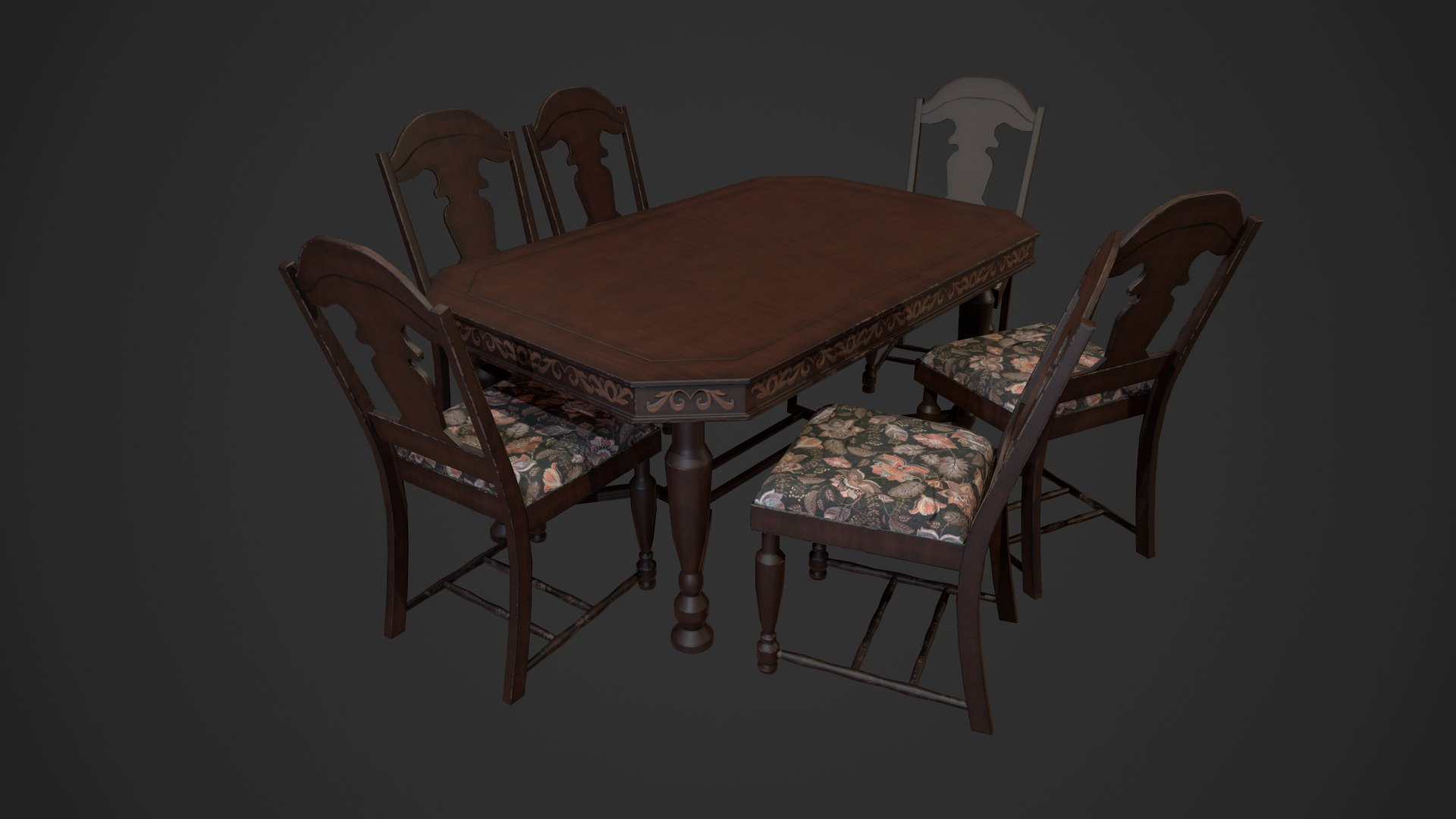 Table Chair Model - TurboSquid 1479243