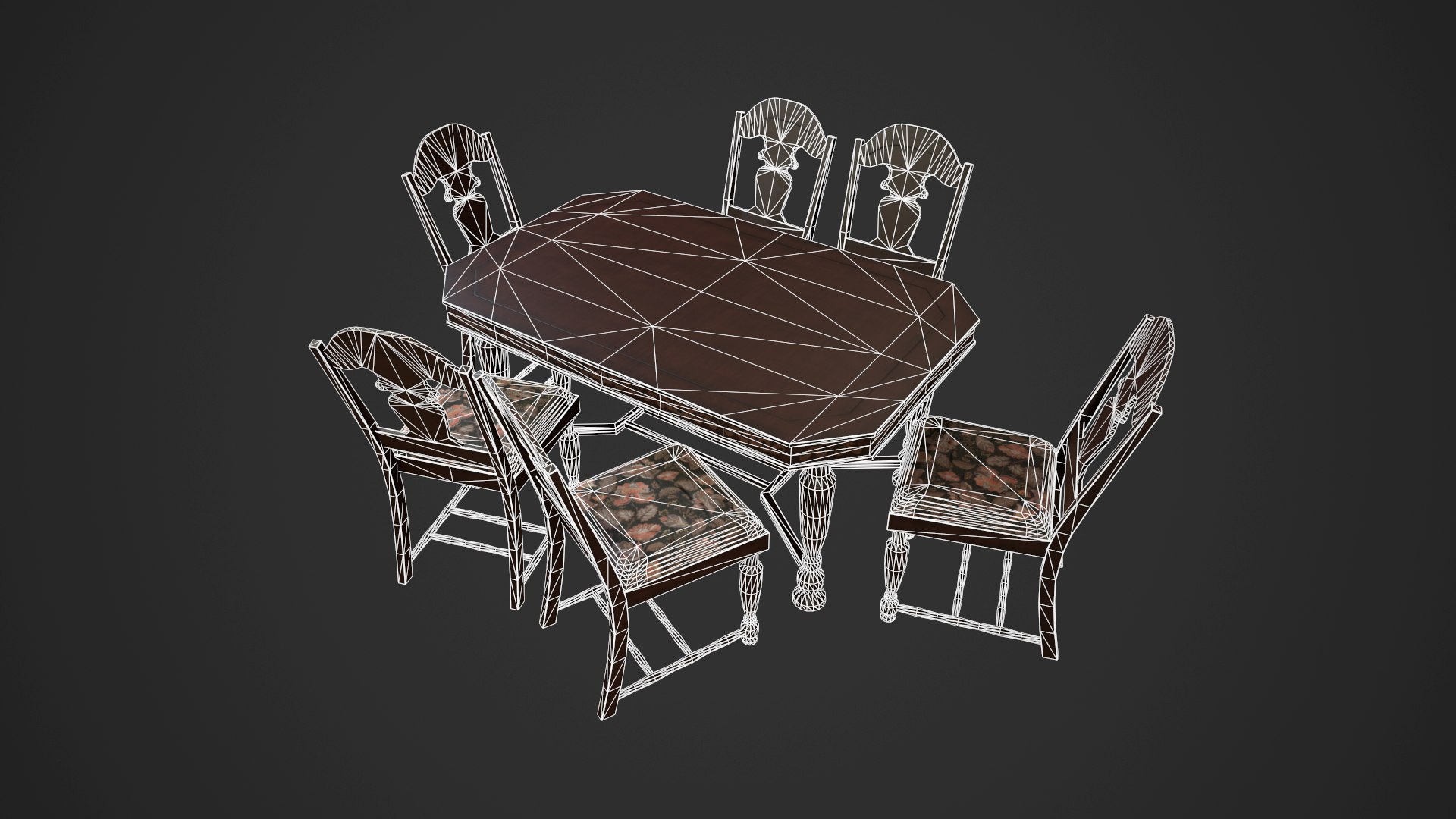 Table Chair Model - TurboSquid 1479243