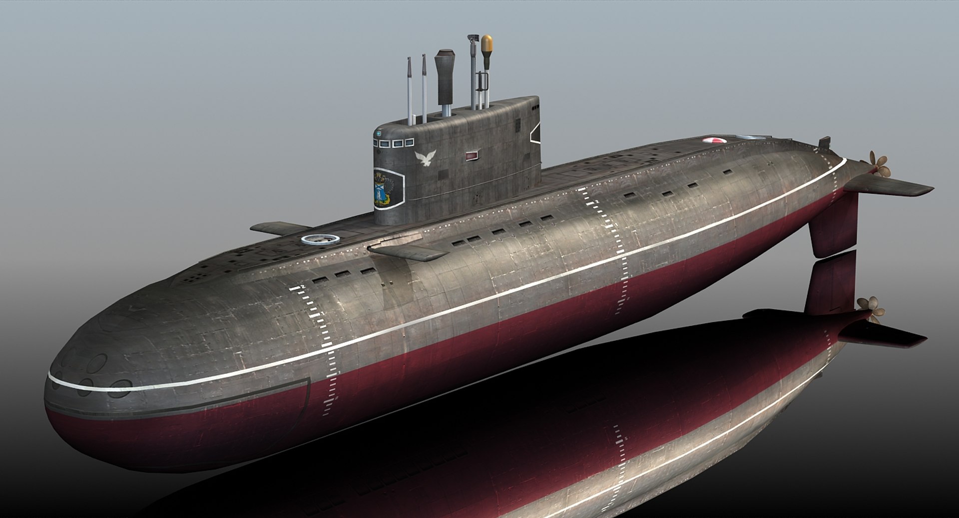 Russian Kilo Class Submarine 3D Model - TurboSquid 1158062