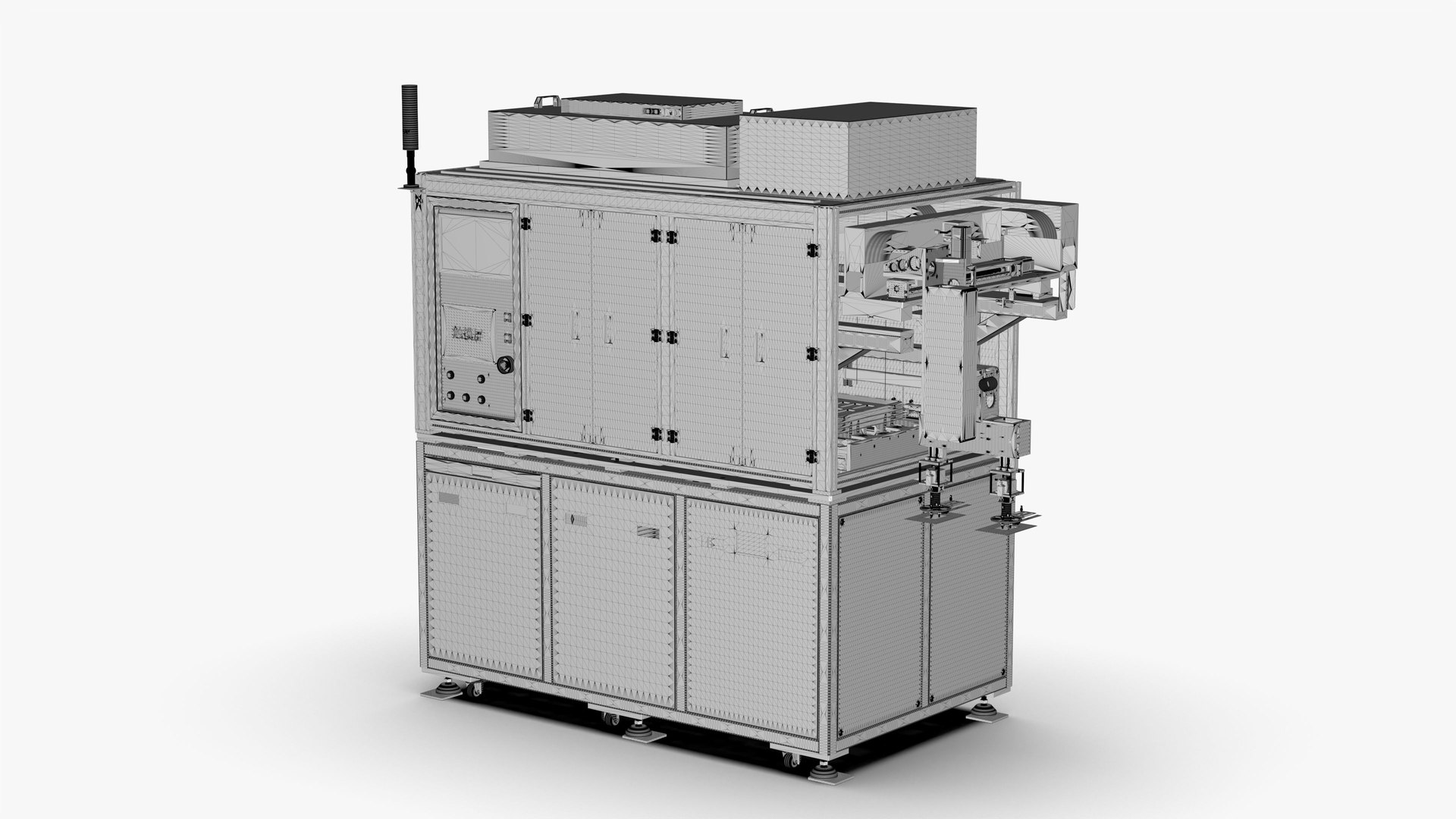 Automatic Tray Feeder Model - TurboSquid 2035277