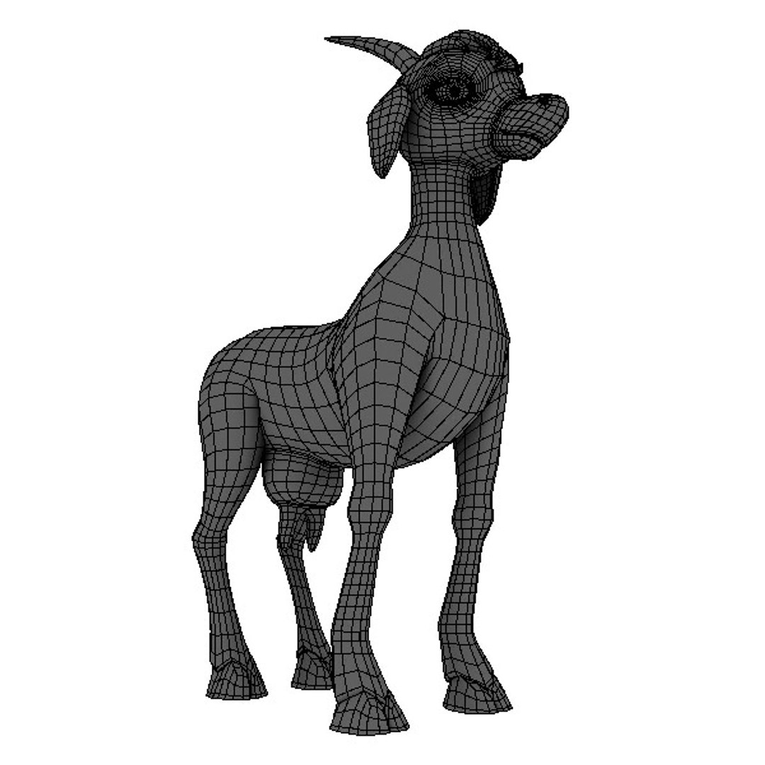 3d Rigged Goat
