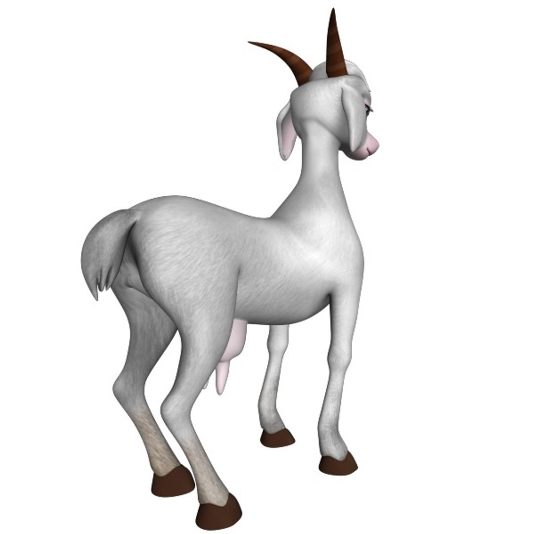 3d Rigged Goat