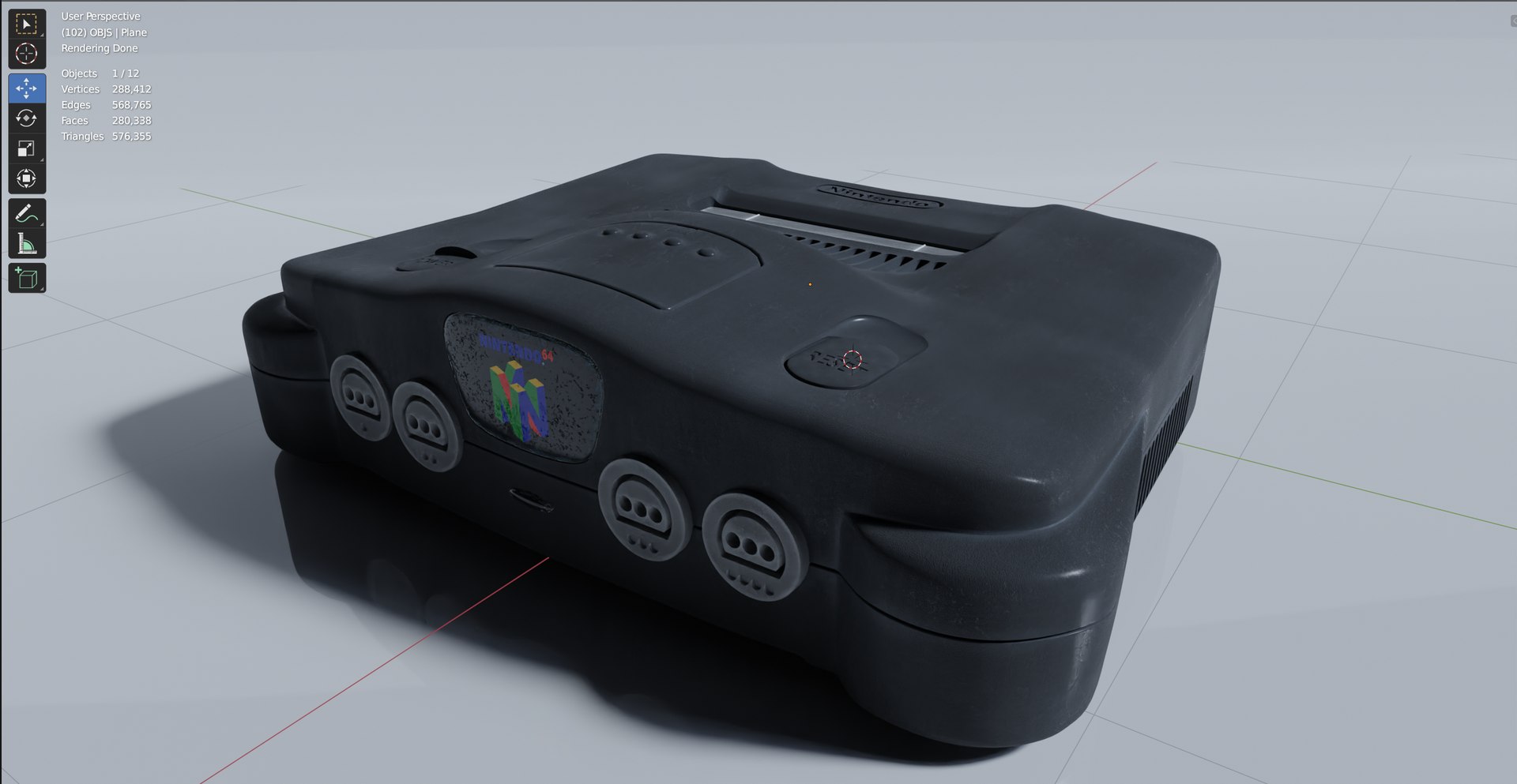 Nintendo 64 Stylized Model - TurboSquid 1989707