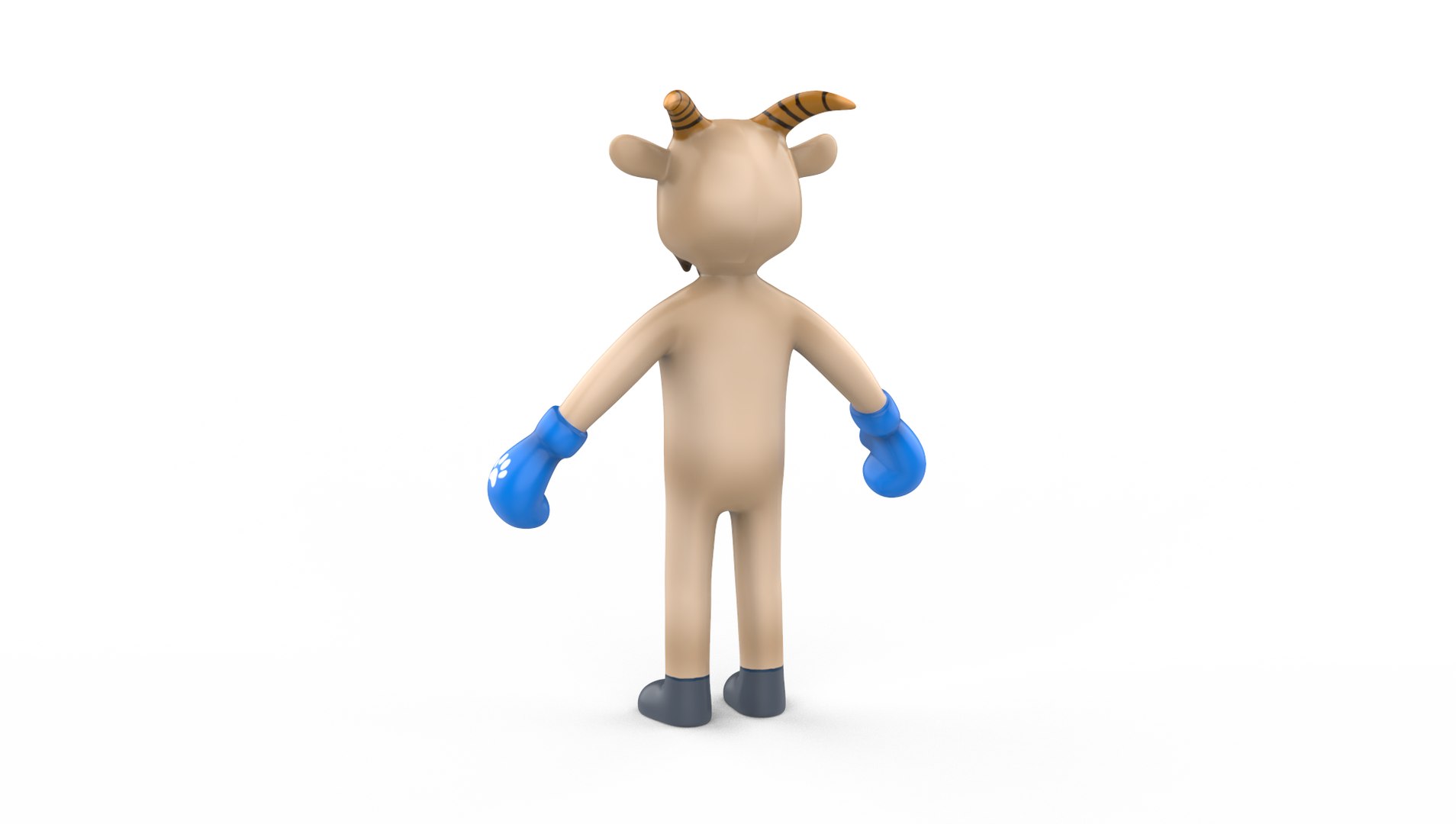 Boxing Goat Animal Animated Model - TurboSquid 2163187