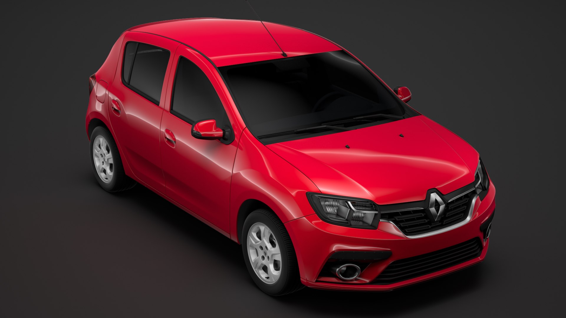 Renault sandero 2018 model - TurboSquid 1323180