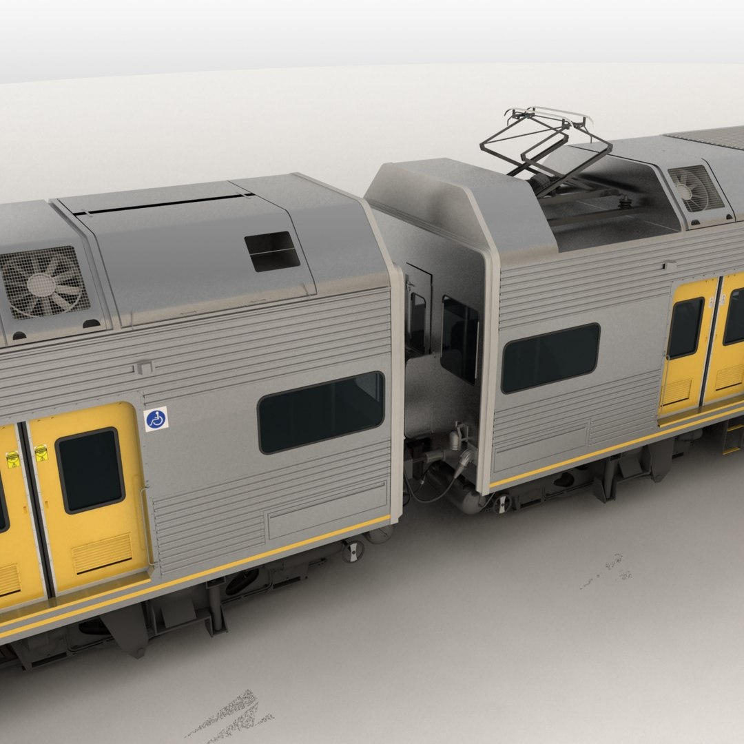 3d Model City Rail K Set