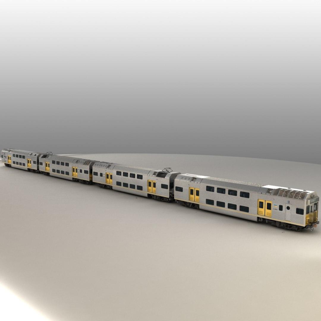 3d Model City Rail K Set