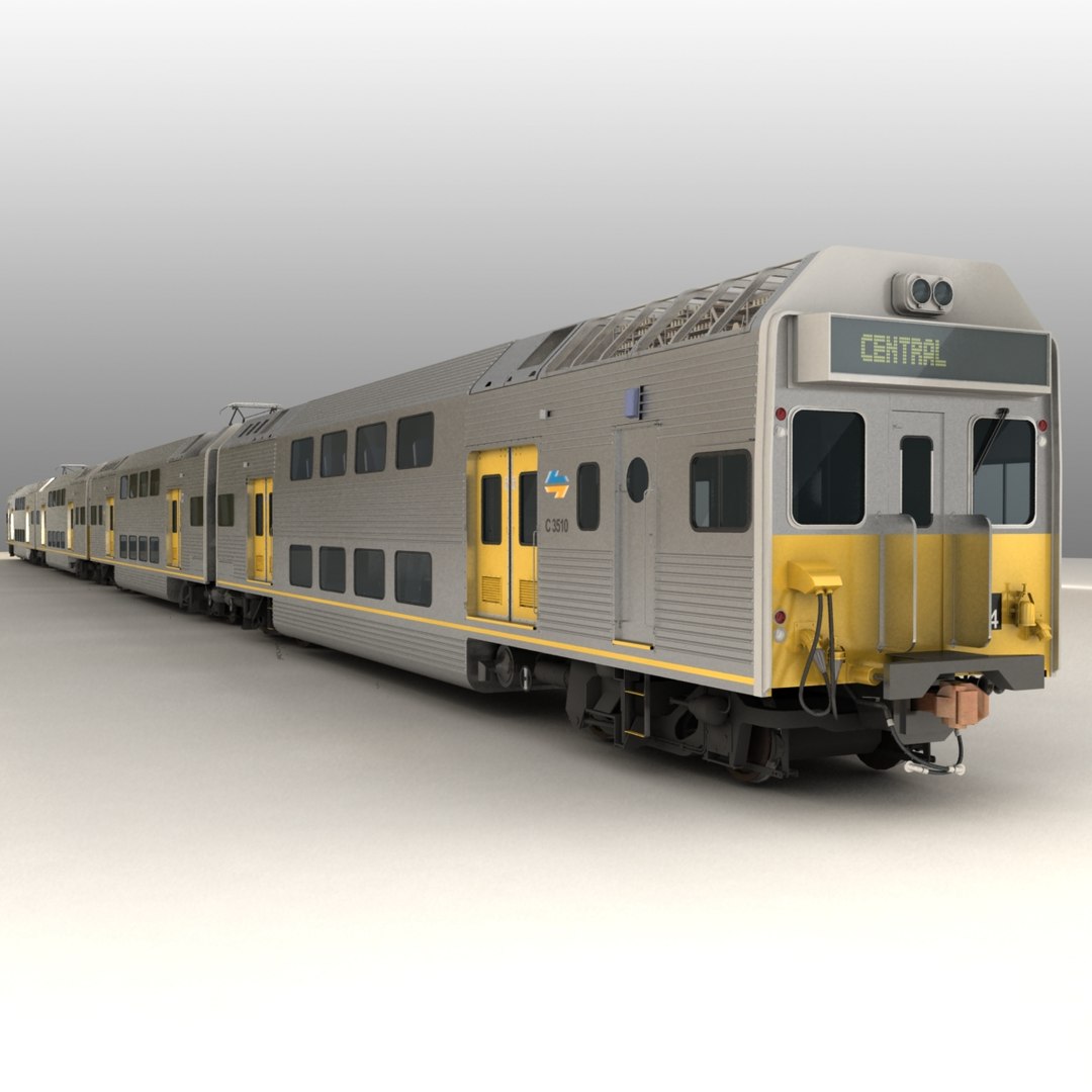3d Model City Rail K Set