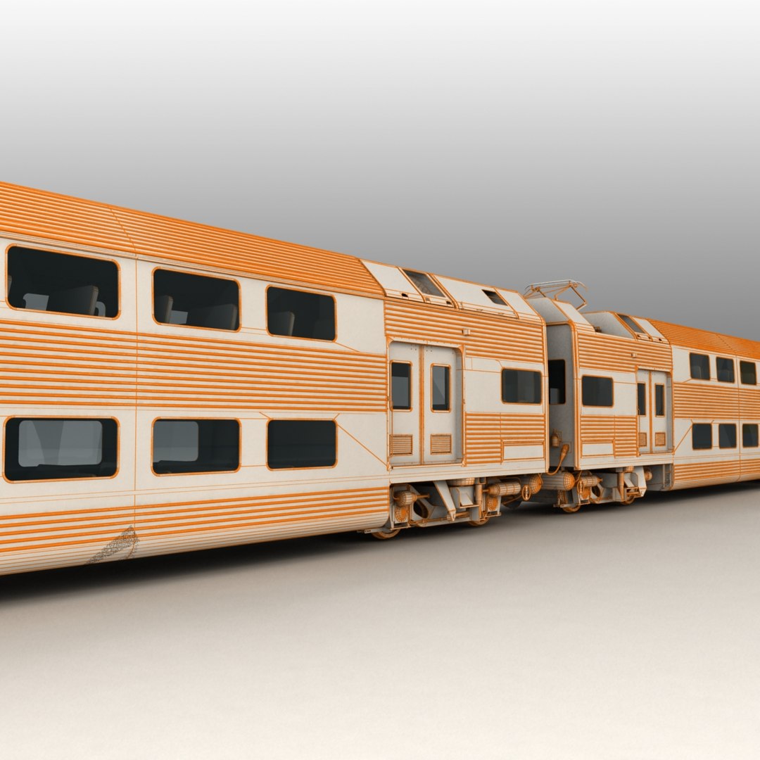 3d Model City Rail K Set