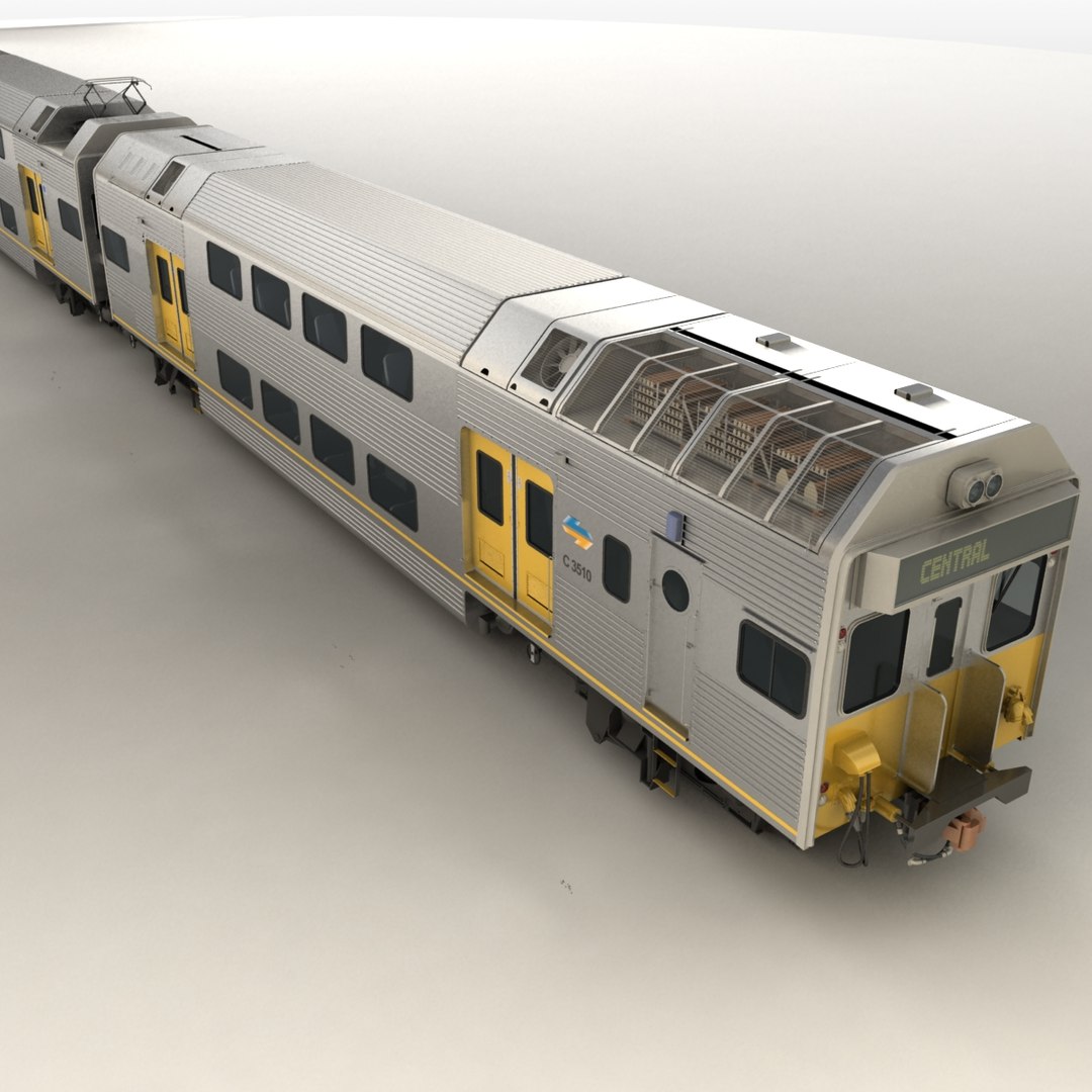 3d Model City Rail K Set