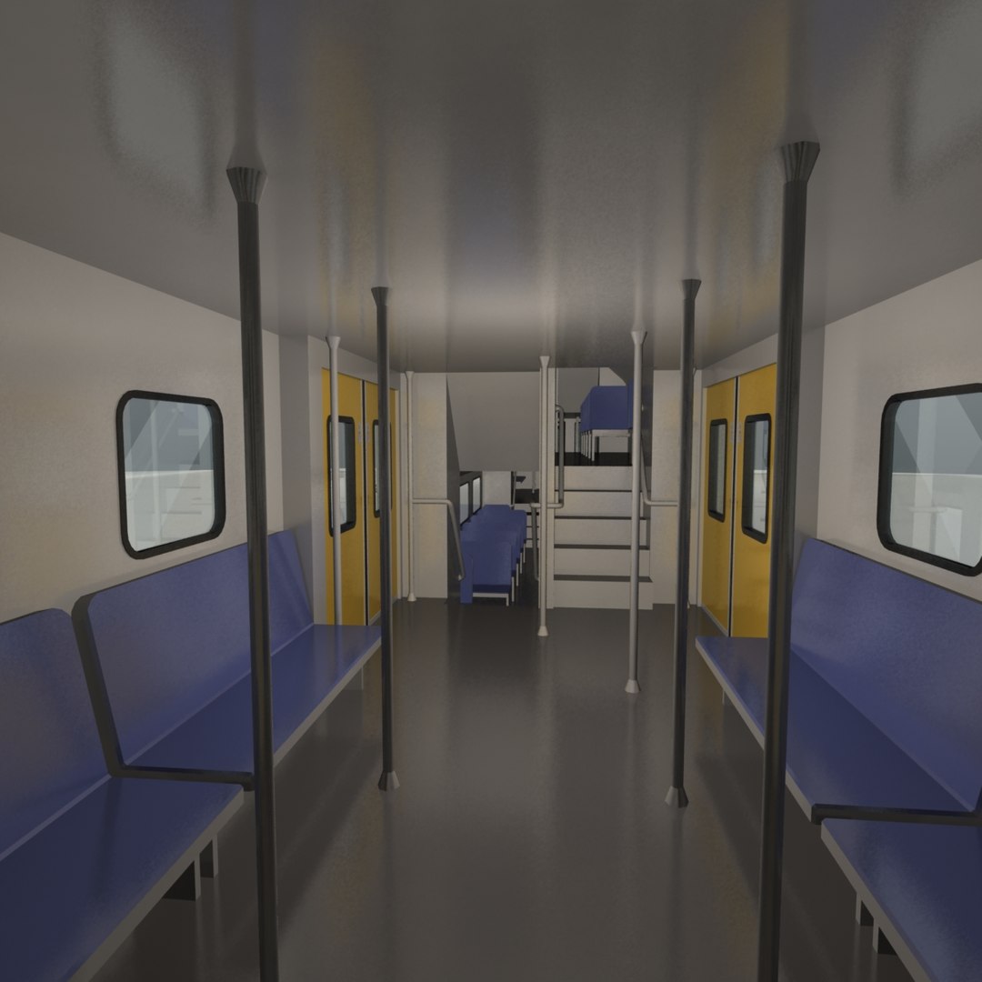 3d Model City Rail K Set