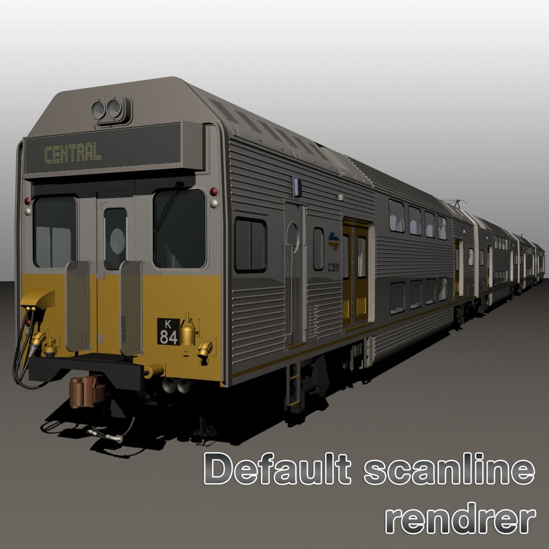 3d Model City Rail K Set