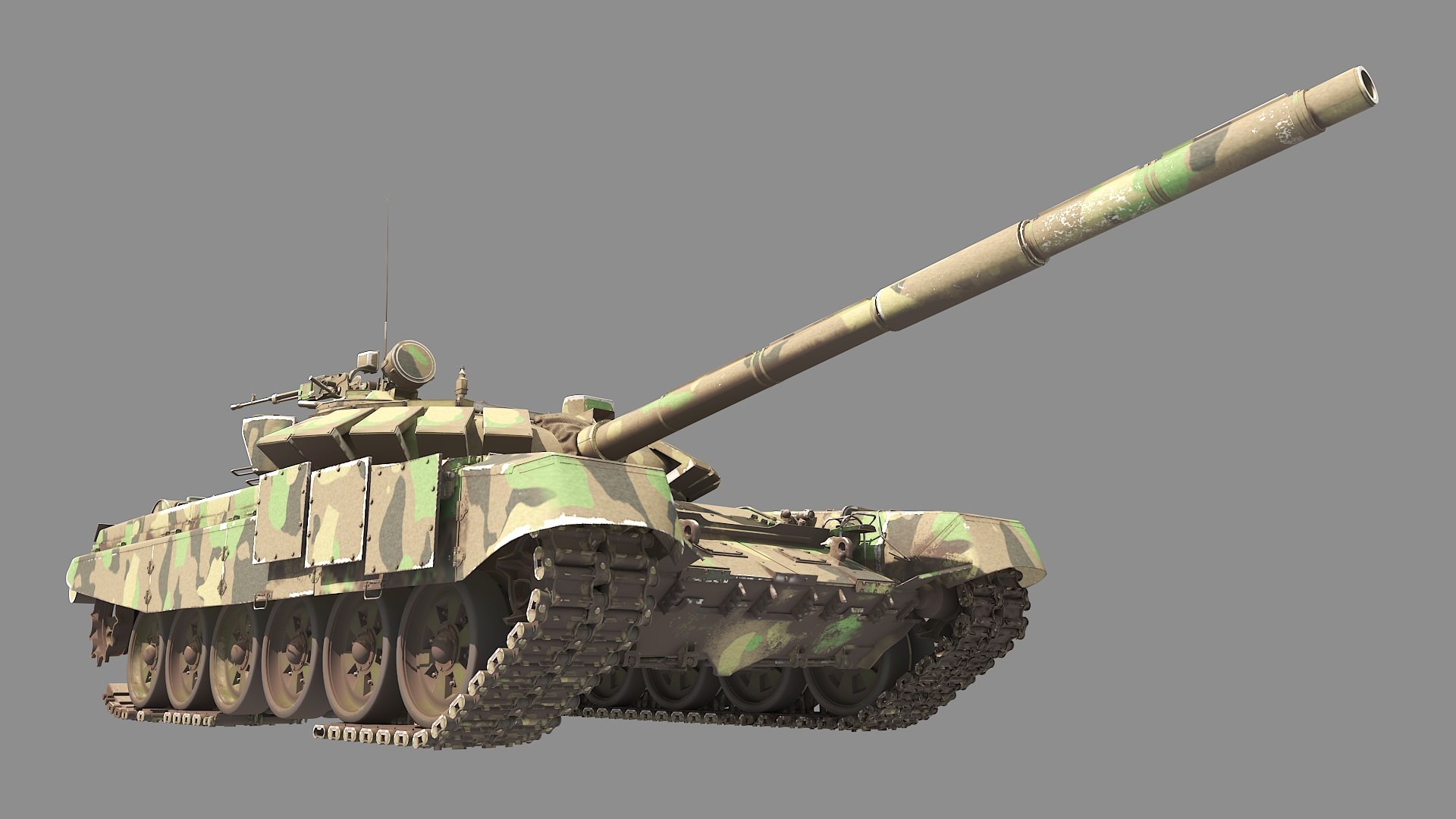 Tank T72 Model - TurboSquid 2079267