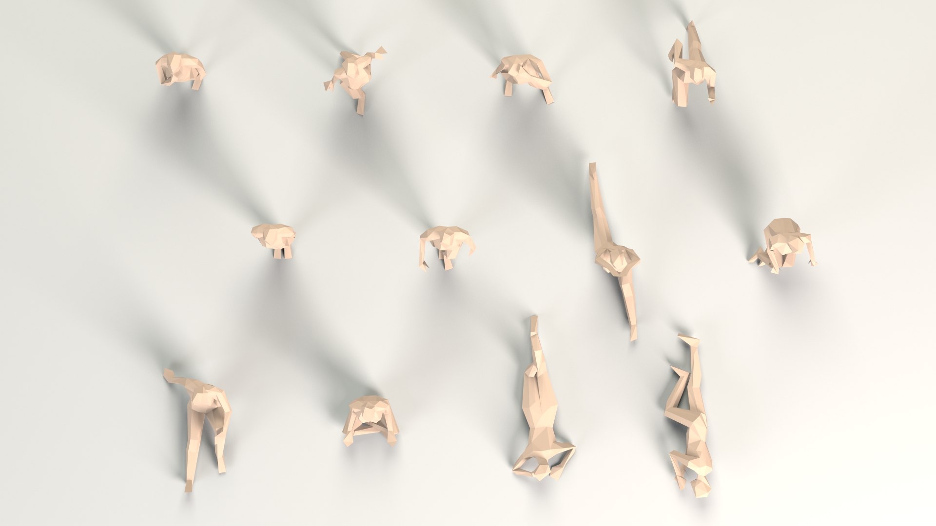 3D Cartoon Female Pack Poised Model - TurboSquid 1253344