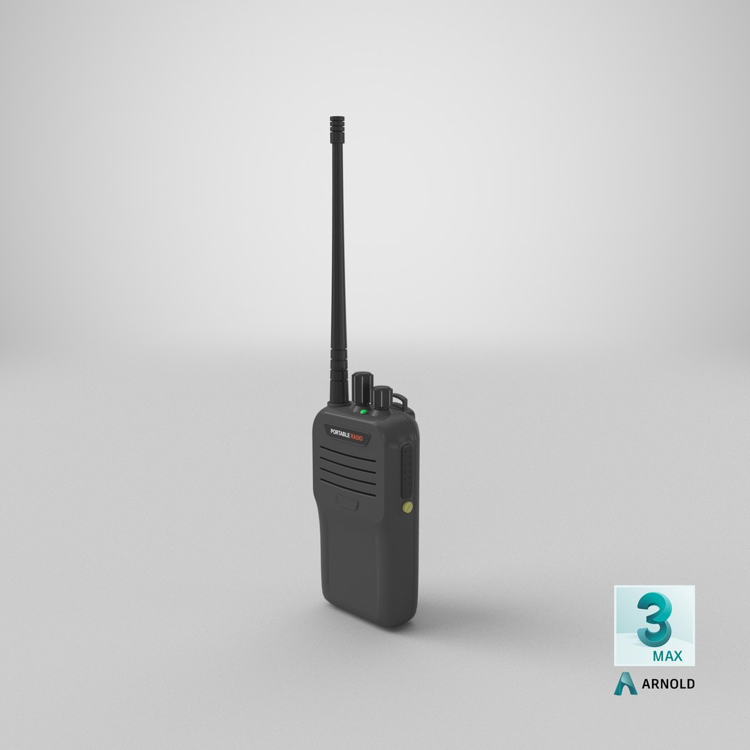 Portable Radio 3D model - TurboSquid 1854571