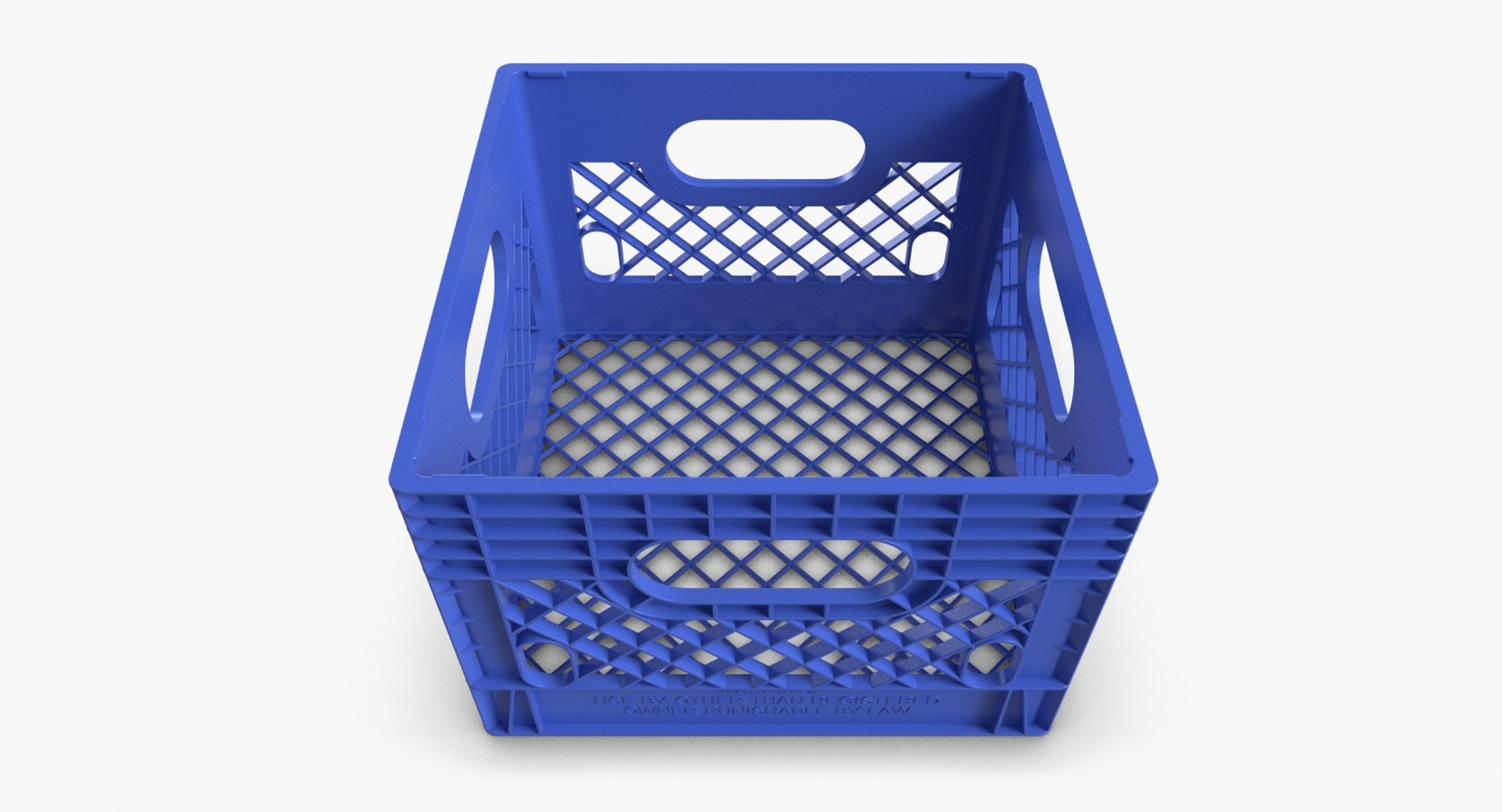 Plastic Crate 3D Model - TurboSquid 1165687
