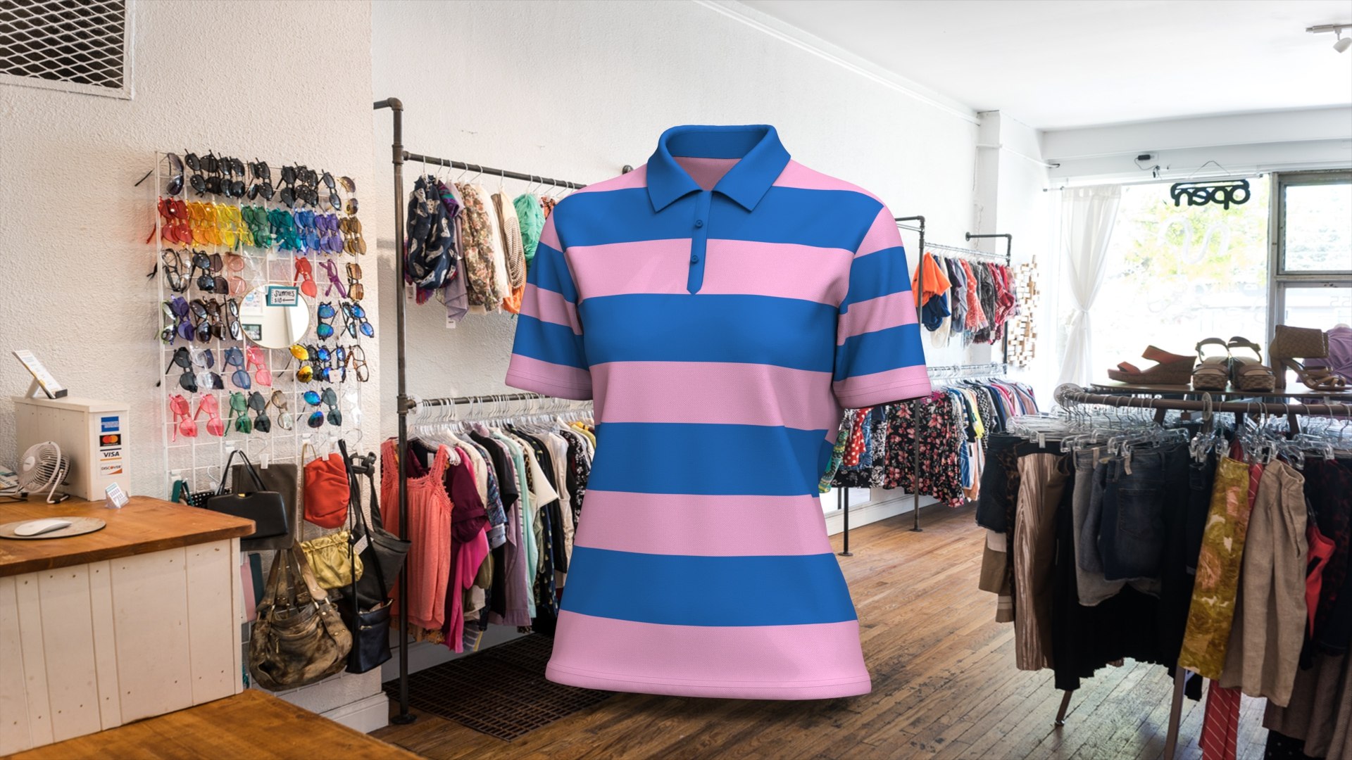 Sustainable Ocean Split Neck Polo 3D Model 3D Model - TurboSquid 2013942