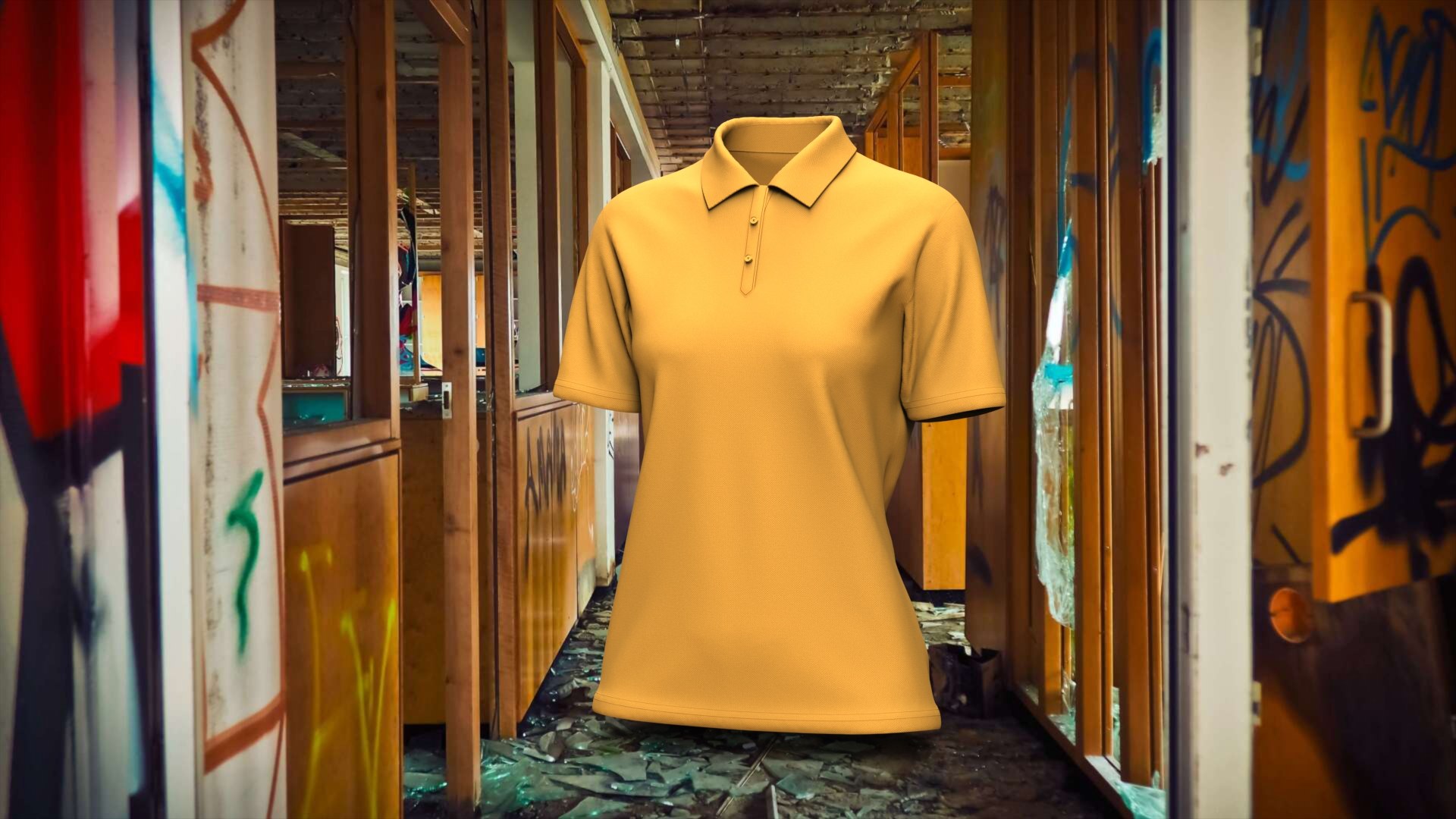 Sustainable Ocean Split Neck Polo 3D Model 3D Model - TurboSquid 2013942
