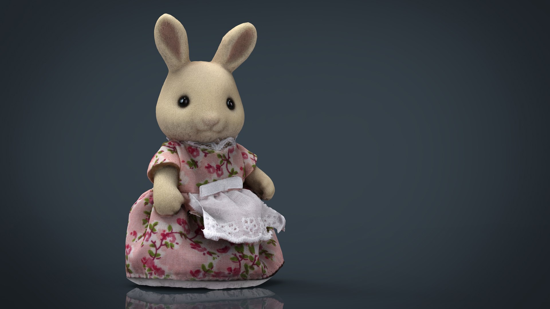 3d model rabbit mother