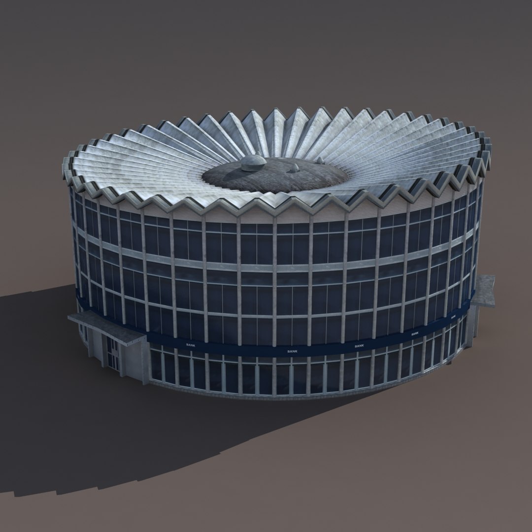 rotunda building 3ds