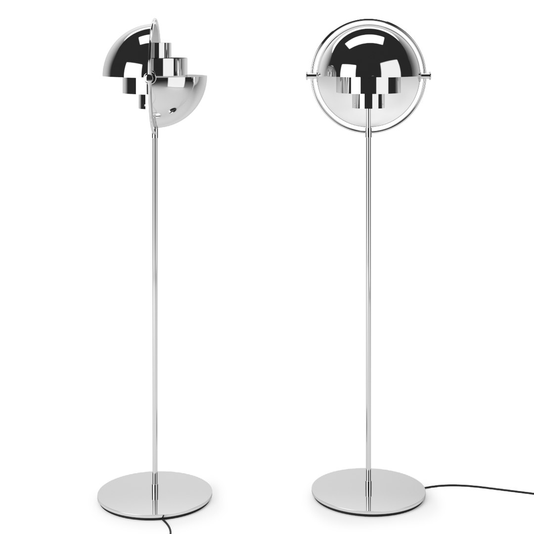 3D Gubi Multi-light Floor Lamp Model - TurboSquid 1576360