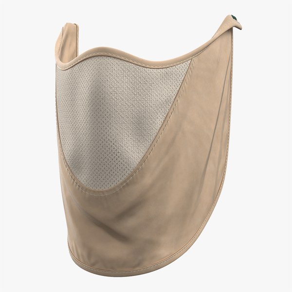 Khaki face cover mask model - TurboSquid 1439204