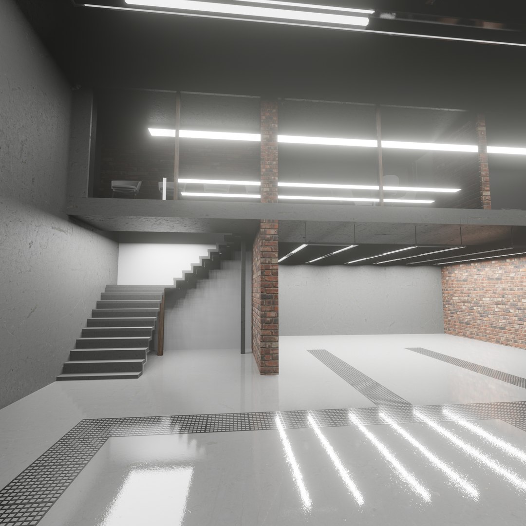 3D Car Studio Interior Model - TurboSquid 1894559